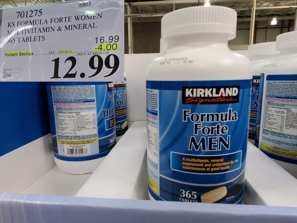 701275 KS FORMULA FORTE WOMEN MULTIVITAMIN MINERAL 365 TABLETS 4 00 ...