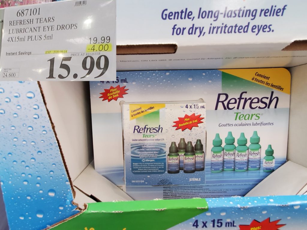 687101 REFRESH TEARS LUBRICANT EYE DROPS 4X15ml PLUS 5ml 4 00 INSTANT ...