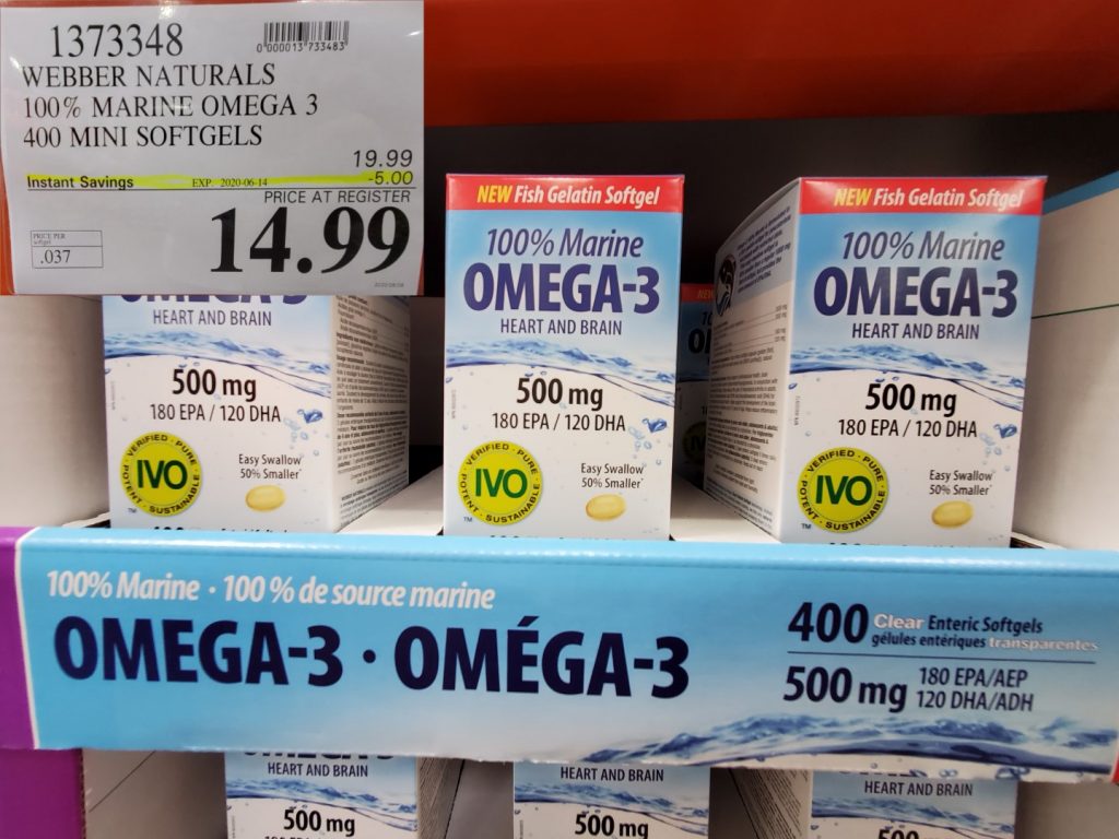 1373348 WEBBER NATURALS 100 MARINE OMEGA 3 400 MINI SOFTGELS 5 00 ...