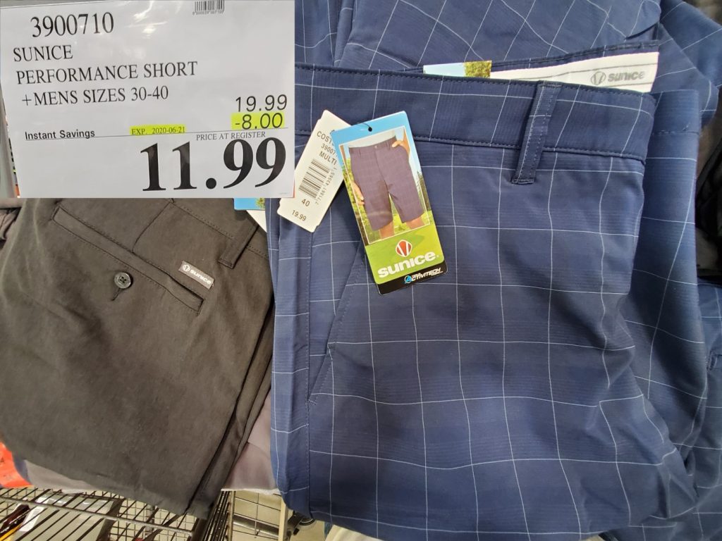 3900710 SUNICE PERFORMANCE SHORT MENS SIZES 30 40 8 00 INSTANT SAVINGS ...
