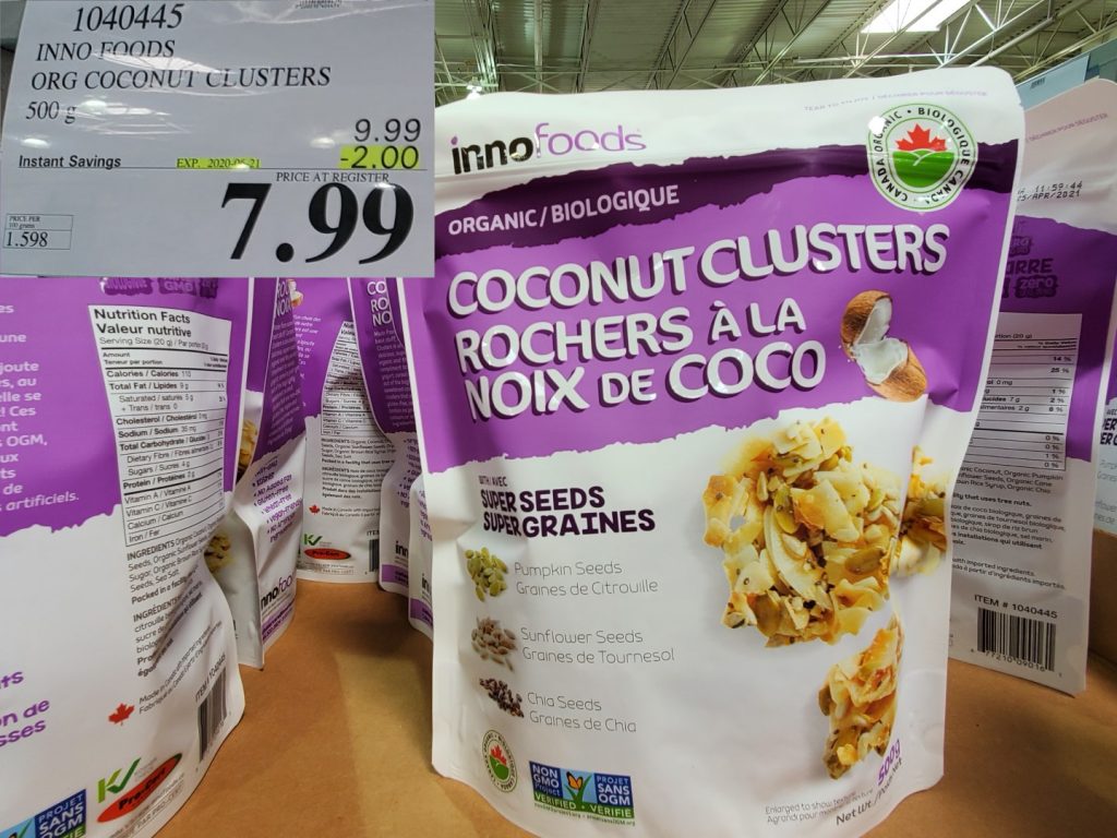 1040445 INNO FOODS ORG COCONUT CLUSTERS 500g 2 00 INSTANT SAVINGS ...