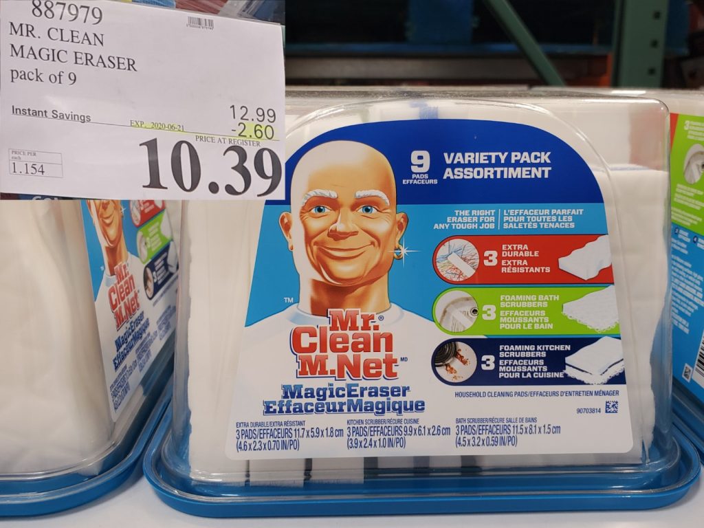 887979 MR CLEAN MAGIC ERASER PACK OF 9 2 60 INSTANT SAVINGS EXPIRES ON ...