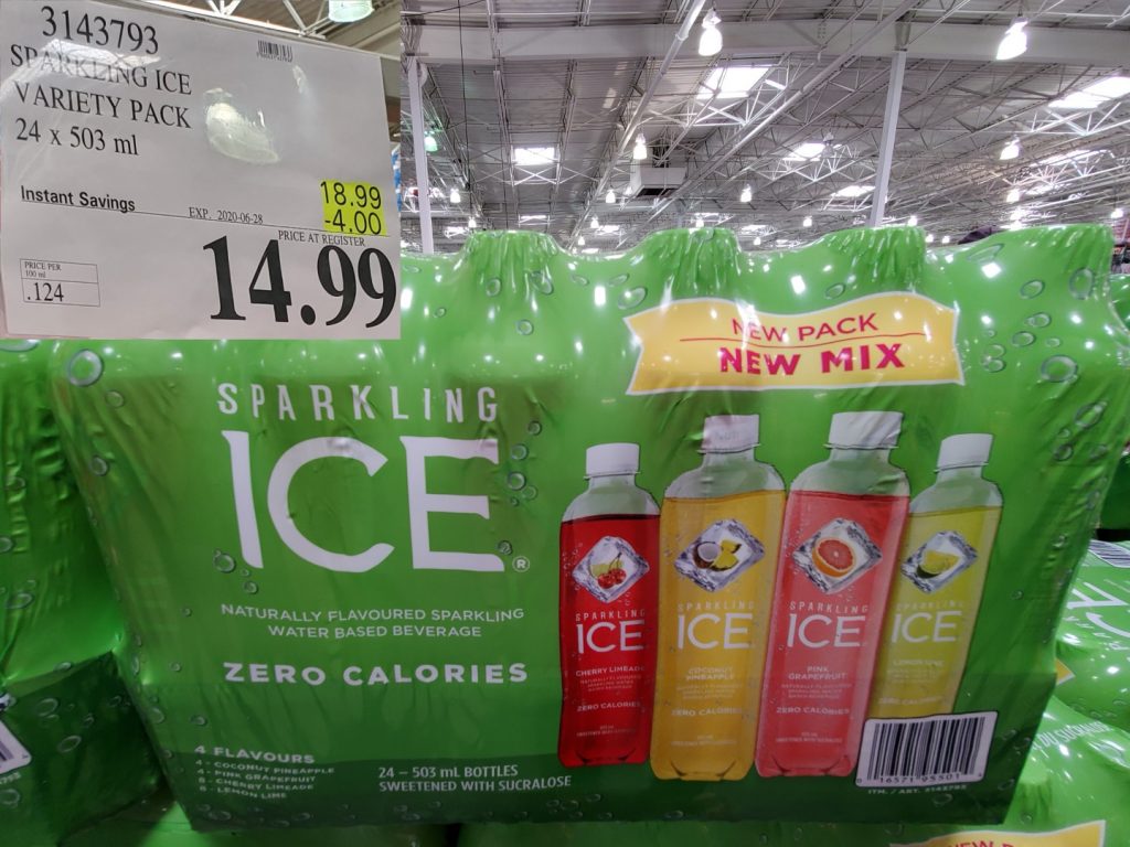 3143793 SPARKLING ICE VARIETY PACK 24 x 503 mL 4 00 INSTANT SAVINGS ...