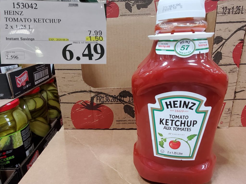 153042 HEINZ TOMATO KETCHUP 2 X 1 25 L 1 50 INSTANT SAVINGS EXPIRES ON ...