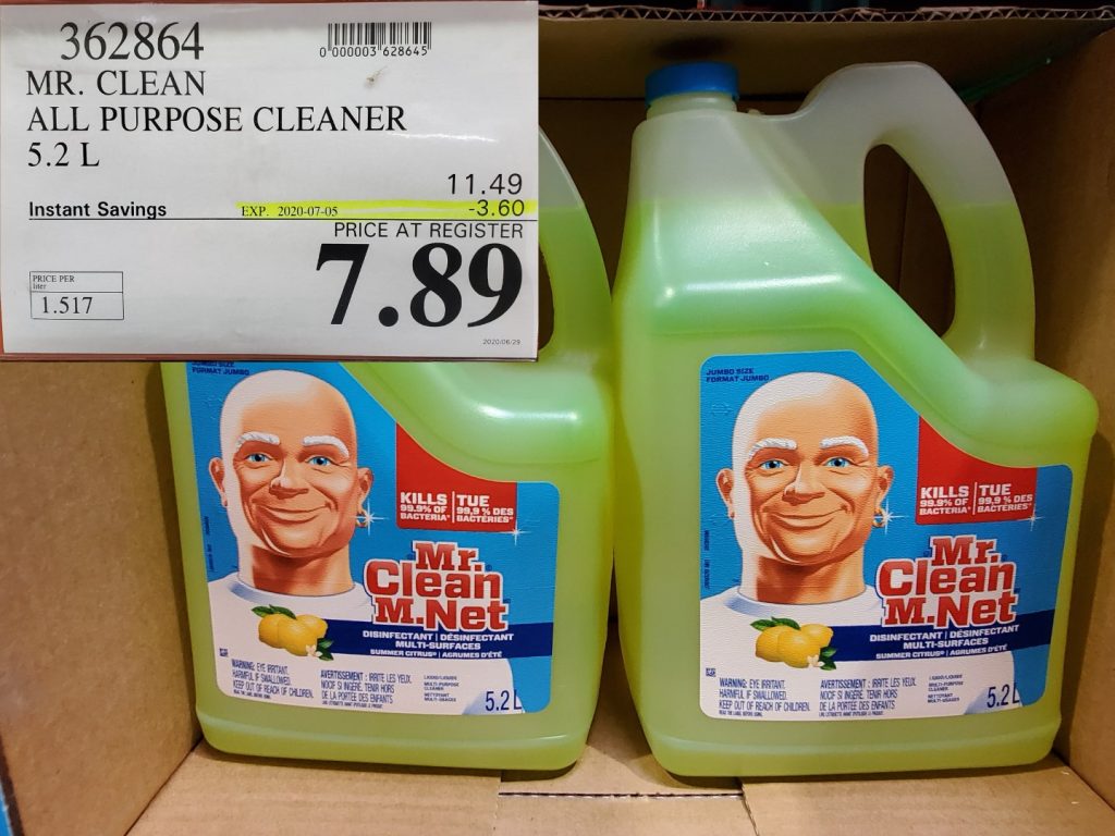362864 MR CLEAN ALL PURPOSE CLEANER 5 2 L 3 60 INSTANT SAVINGS EXPIRES ...