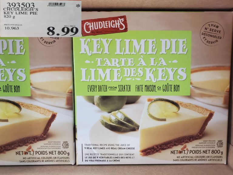 393503 CHUDLEIGH S KEY LIME PIE 820 G 8 99 - Costco East Fan Blog