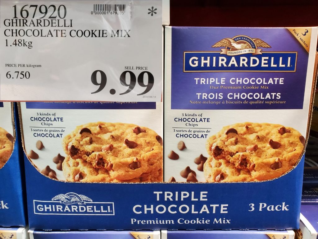 167920 GHIRARDELLI CHOCOLATE COOKIE MIX 1 48KG 9 99 - Costco East Fan Blog