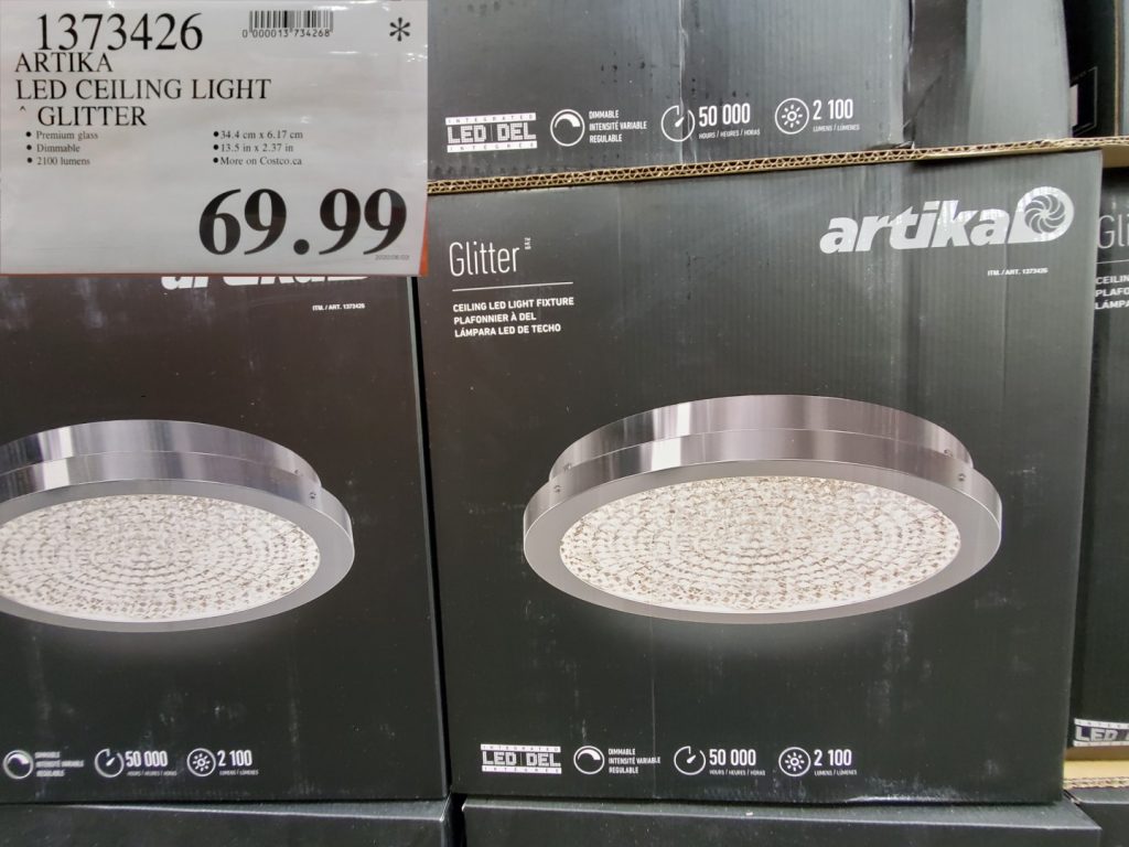1373426 ARTIKA LED CEILING LIGHT GLITTER 69 99 - Costco East Fan Blog