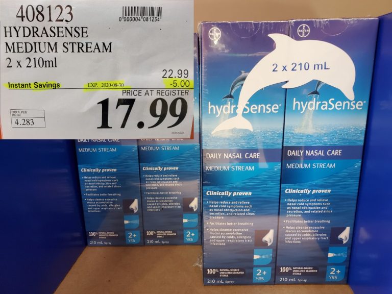408123 HYDRASENSE MEDIUM STREAM 2 x 210ml 5 00 INSTANT SAVINGS EXPIRES ...
