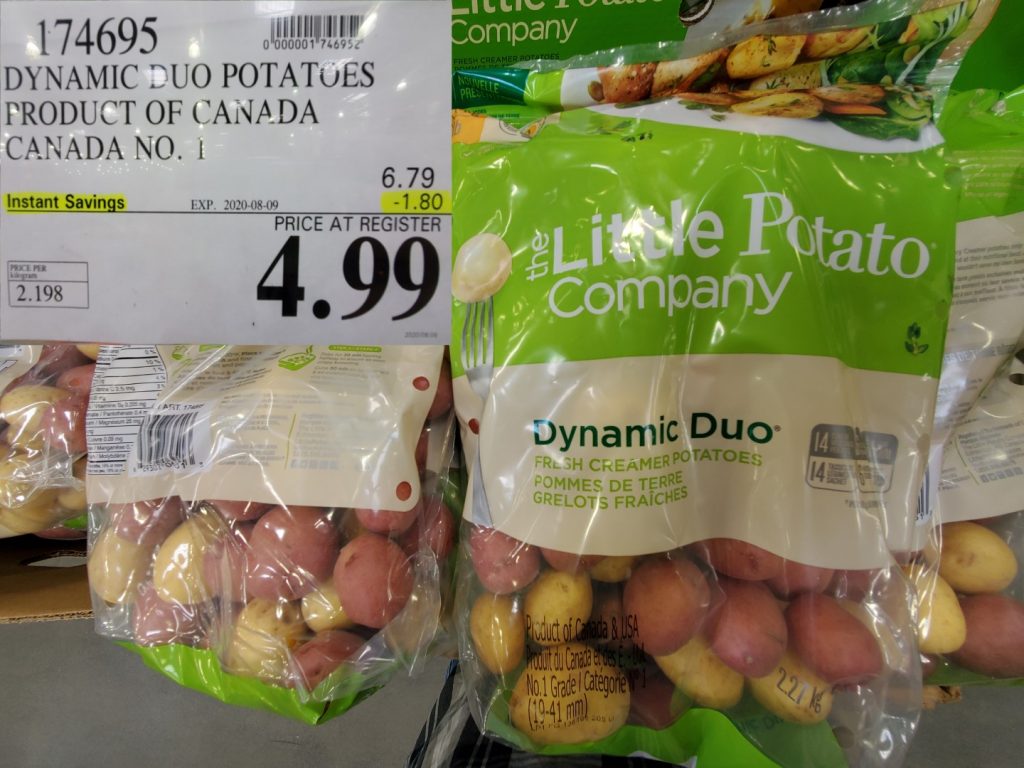 174695 DYNAMIC DUO POTATOES PRODUCT OF CANADA CANADA NO 1 1 80 INSTANT ...