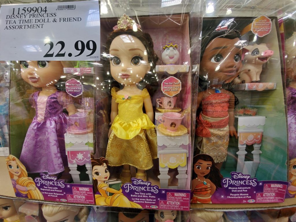 1159904 DISNEY PRINCESS TEA TIME DOLL FRIEND ASSORTMENT 22 99 - Costco ...