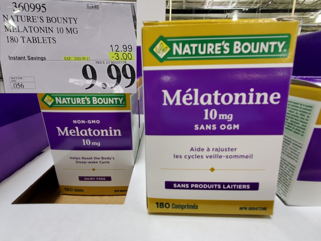360995 NATURE S BOUNTY MELATONIN 10 MG 180 TABLETS 3 00 INSTANT SAVINGS ...