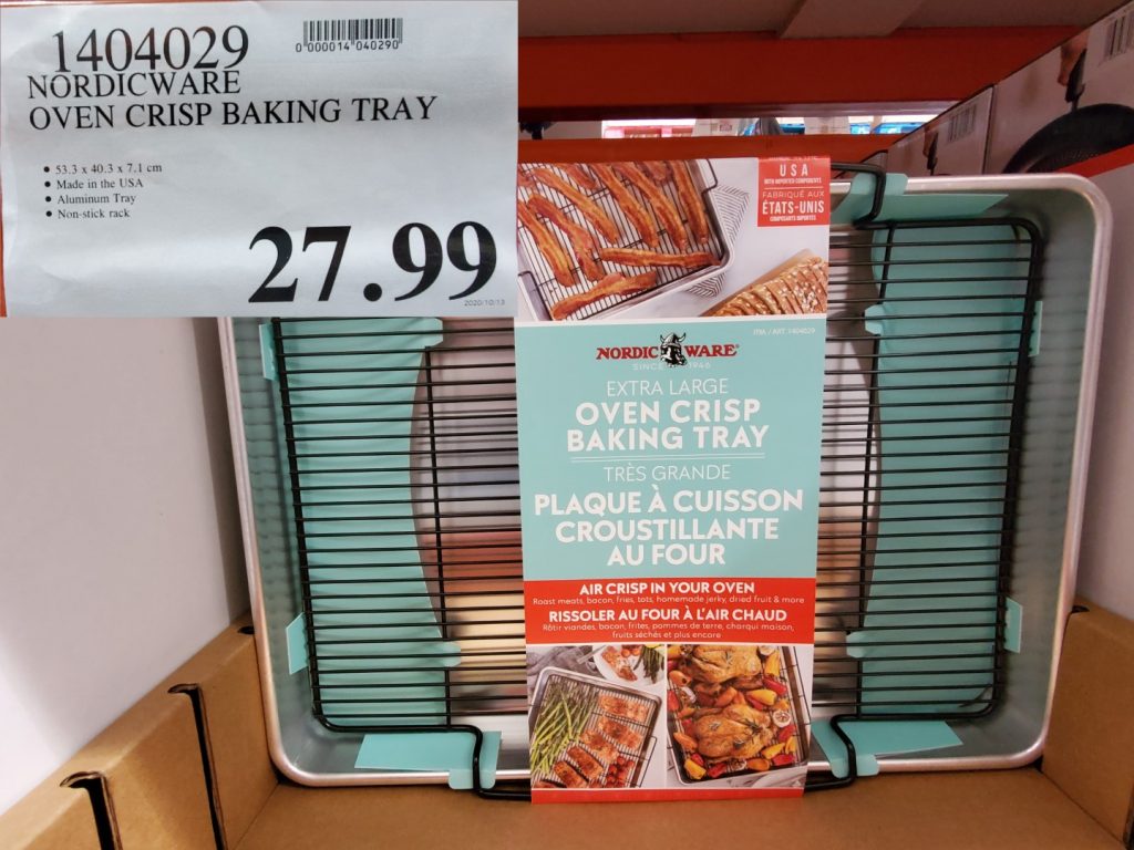 1404029 NORDICWARE OVEN CRISP BAKING TRAY 27 99 - Costco East Fan Blog