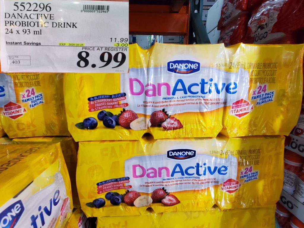 552296 DANACTIVE PROBIOTIC DRINK 24 x 93 ml 3 00 INSTANT SAVINGS ...