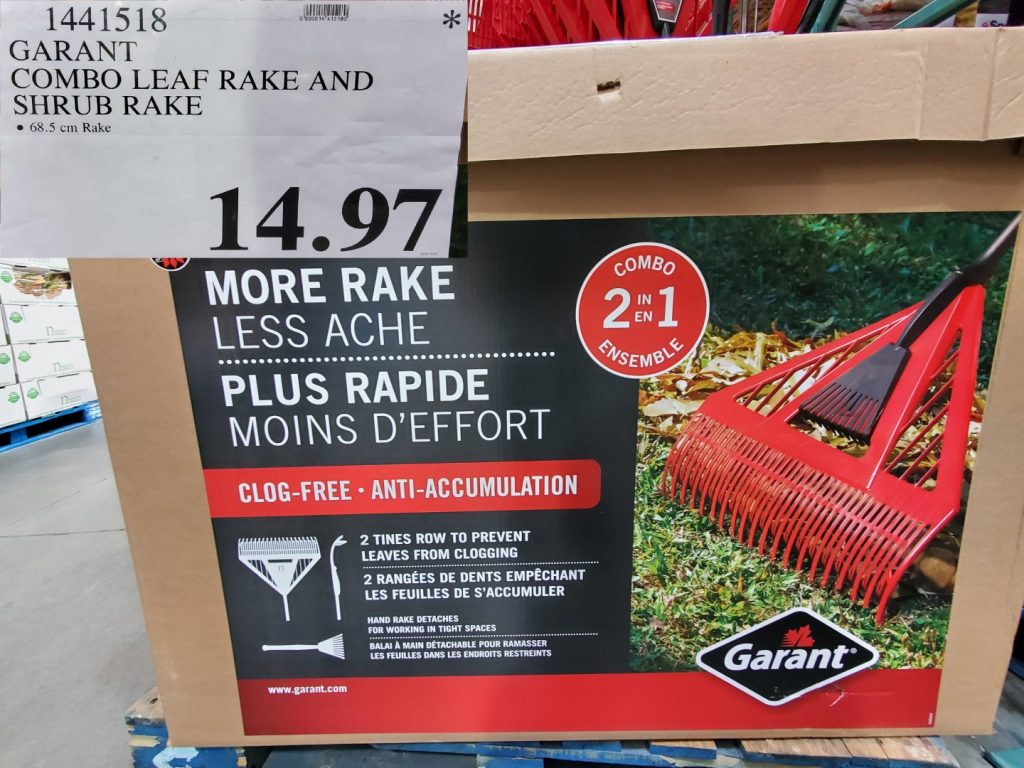 1441518 GARANT COMBO LEAF RAKE AND SHRUB RAKE 14 97 - Costco East Fan Blog