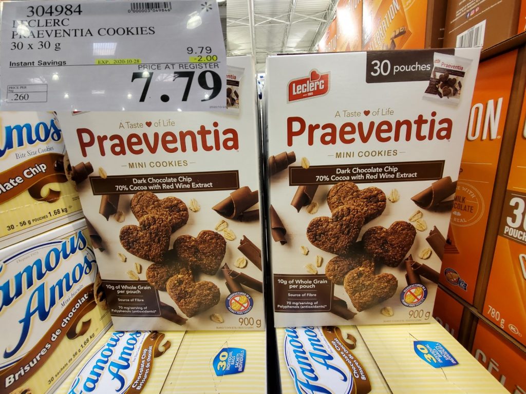 304984 LECLERC PRAEVENTIA COOKIES 30 X 30 G 2 00 INSTANT SAVINGS ...