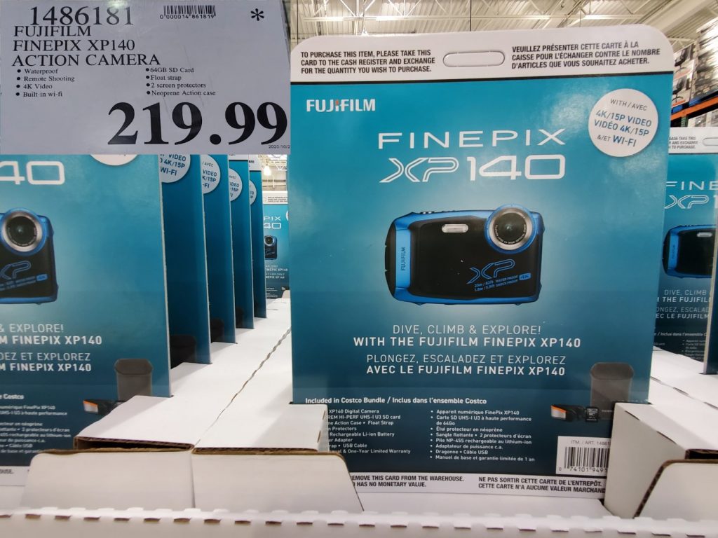 1486181 FUJIFILM FINEPIX XP140 ACTION CAMERA 219 99 - Costco East Fan Blog