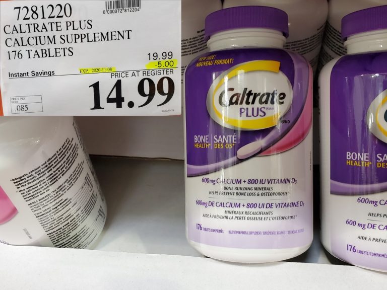 7281220 CALTRATE PLUS CALCIUM SUPPLEMENT 176 TABLETS 5 00 INSTANT ...