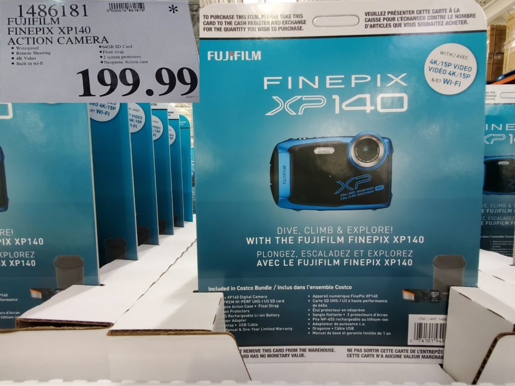 1486181 FUJIFILM FINEPIX XP140 ACTION CAMERA 199 99 - Costco East Fan Blog