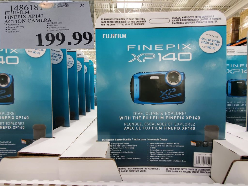 1486181 FUJIFILM FINEPIX XP140 ACTION CAMERA 199 99 - Costco East Fan Blog