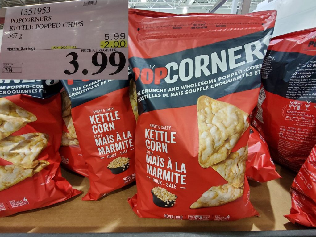 1351953 POPCORNERS KETTLE POPPED CHIPS 567 G 2 00 INSTANT SAVINGS ...