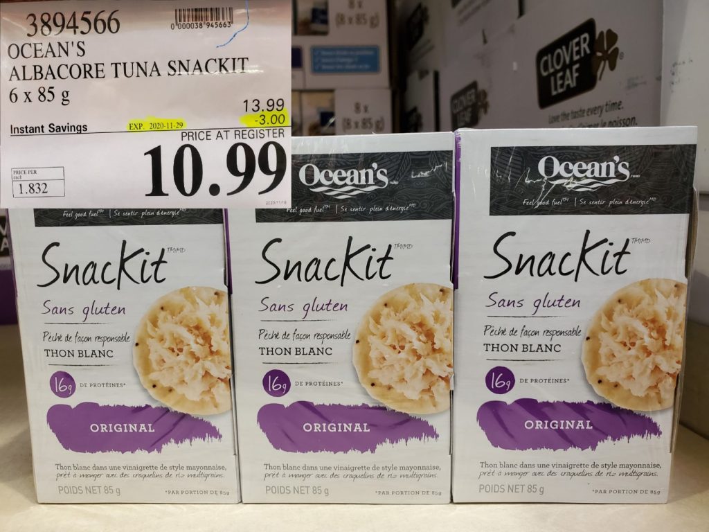 3894566 OCEAN S ALBACORE TUNA SNACKIT 6 x 85g 3 00 INSTANT SAVINGS ...