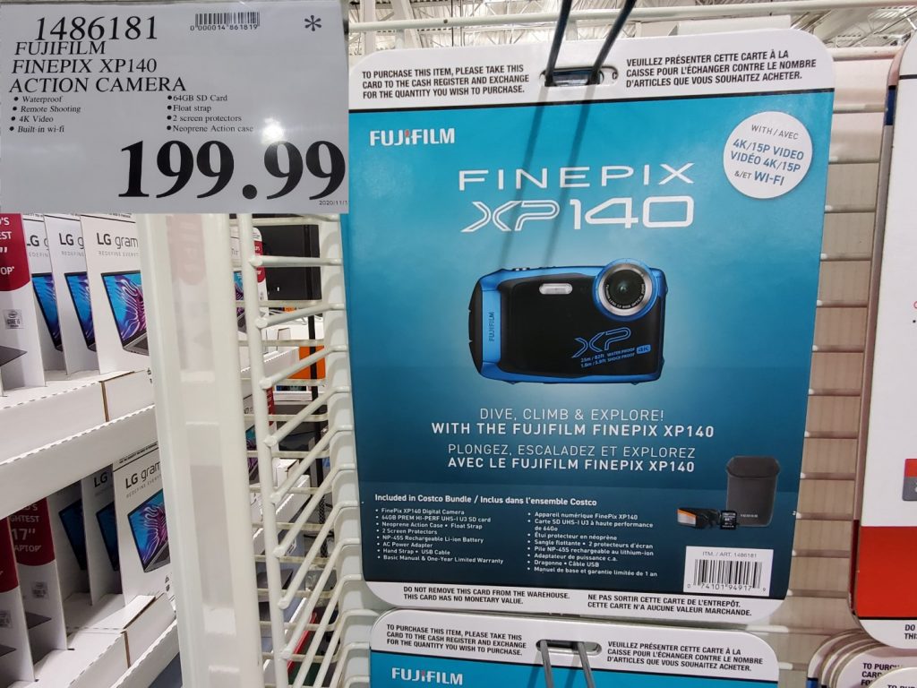 1486181 FUJIFILM FINEPIX XP140 ACTION CAMERA 199 99 - Costco East Fan Blog