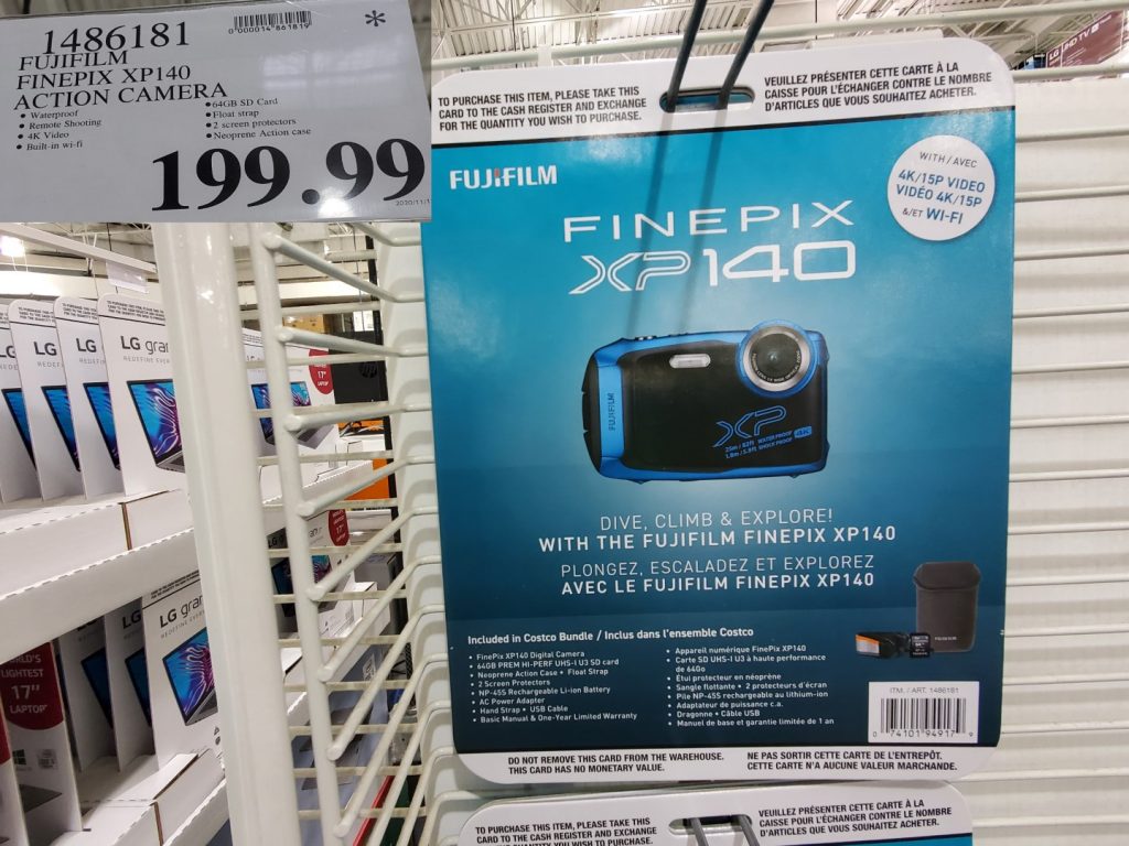 1486181 FUJIFILM FINEPIX XP140 ACTION CAMERA 199 99 - Costco East Fan Blog