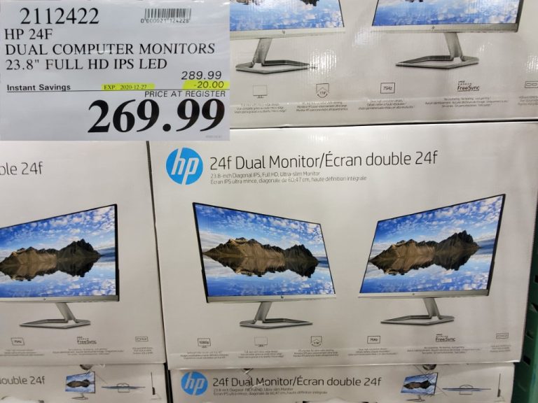 2112422 HP 24F DUAL COMPUTER MONITORS 23 8 FULL HD IPS LED 20 00 ...