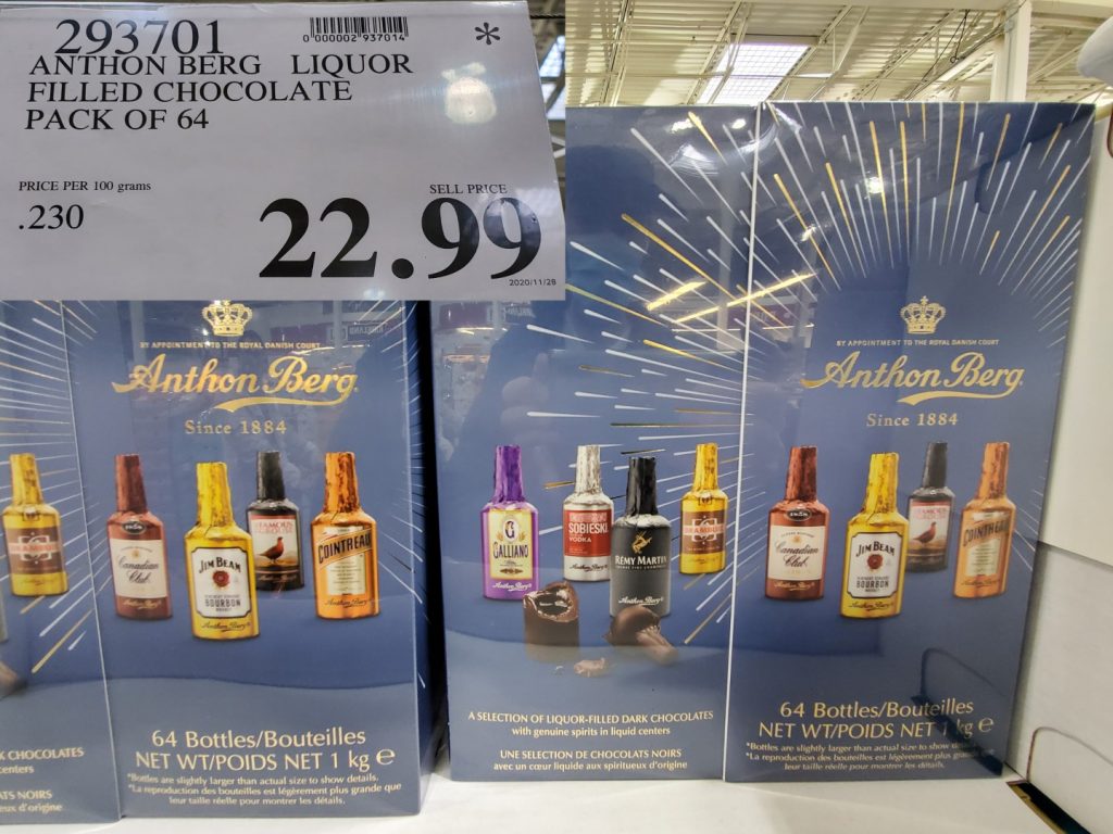 293701 ANTHON BERG LIQUOR FILLED CHOCOLATE PACK OF 64 22 99 - Costco ...