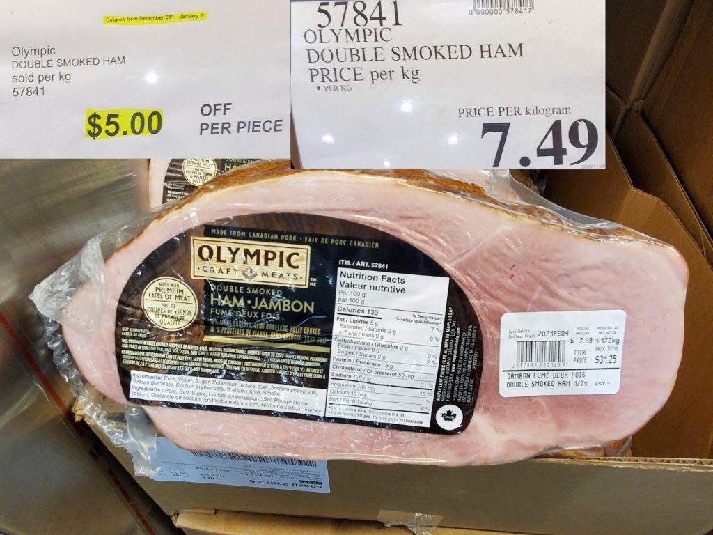 57841 OLYMPIC DOUBLE SMOKED HAM 5 00 INSTANT SAVINGS EXPIRES ON 2020 12 ...
