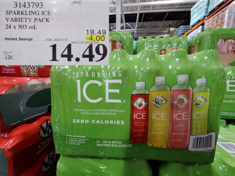 3143793 SPARKLING ICE VARIETY PACK 24 x 503 mL 4 00 INSTANT SAVINGS EXPIRES ON 2021 01 10 14 49 ...