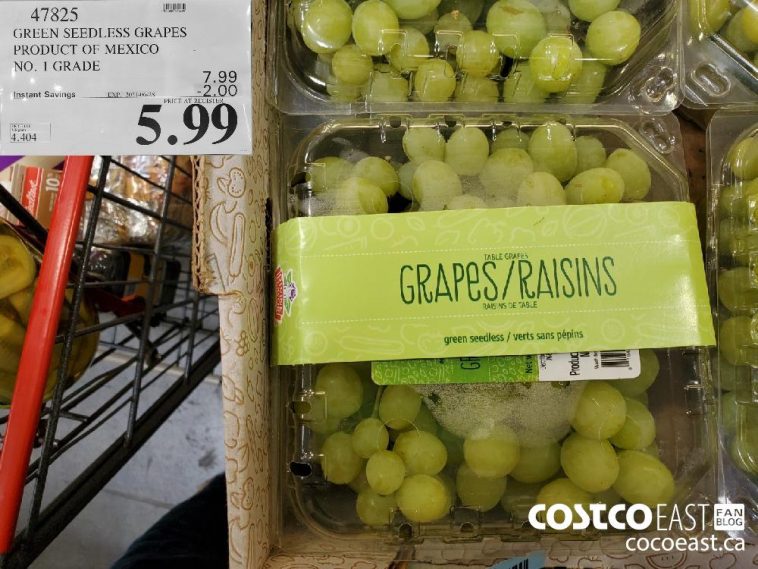 47825 green seedless grapes product of mexico no 1 grade 2 00 instant ...