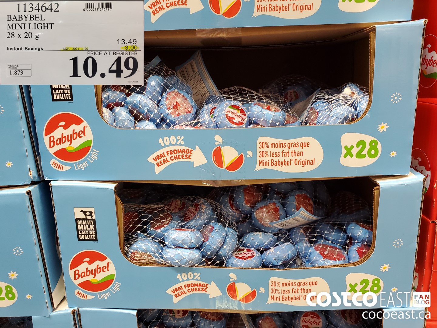 1134642 BABYBEL MINI LIGHT 28 X 20G 3 00 INSTANT SAVINGS EXPIRES ON ...