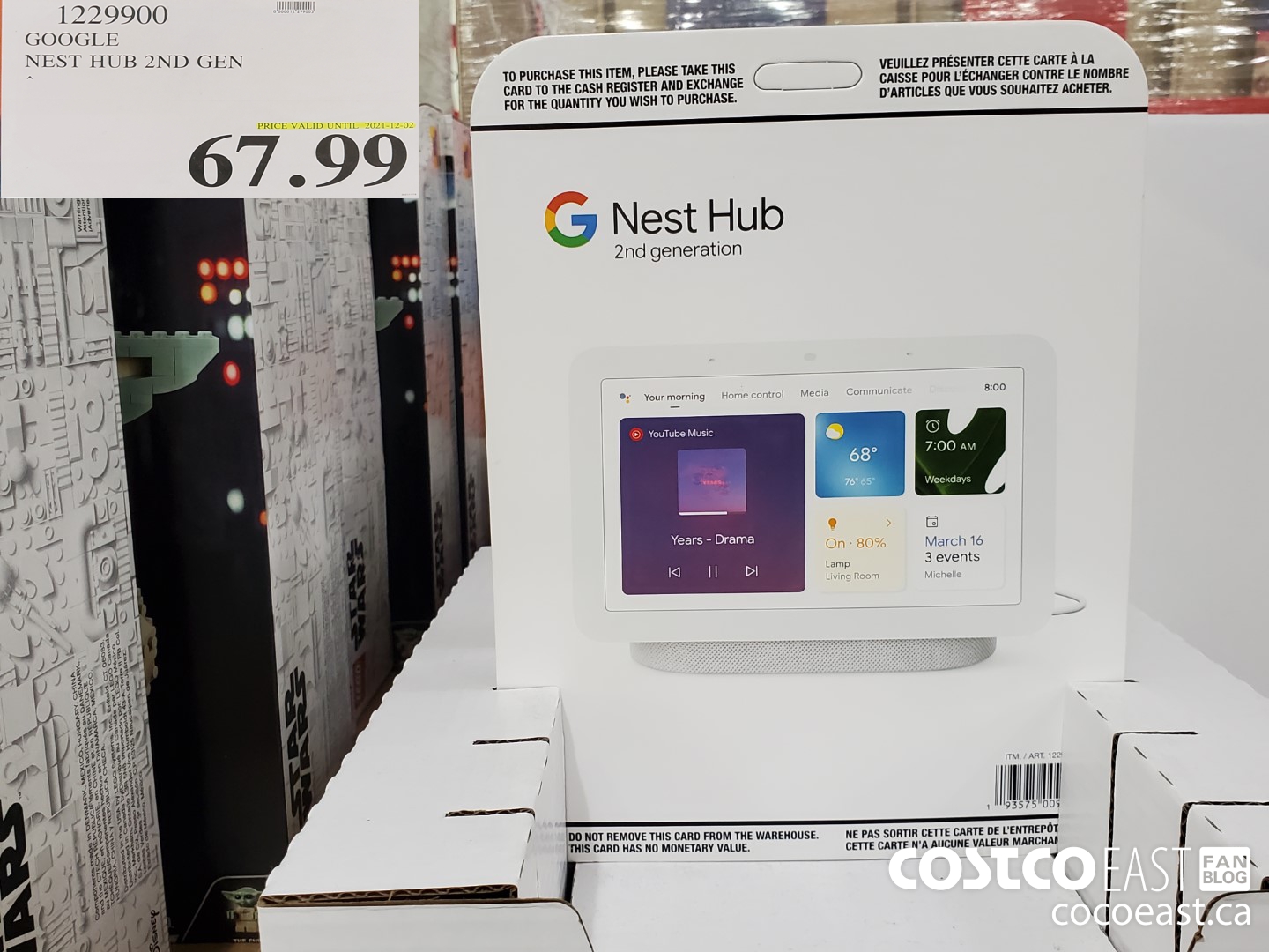 1229900 GOOGLE NEST HUB 2ND GEN 67 99 - Costco East Fan Blog