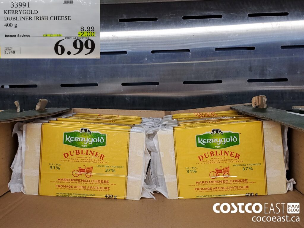 33991 KERRYGOLD DUBLINER IRISH CHEESE 400 g 2 00 INSTANT SAVINGS ...