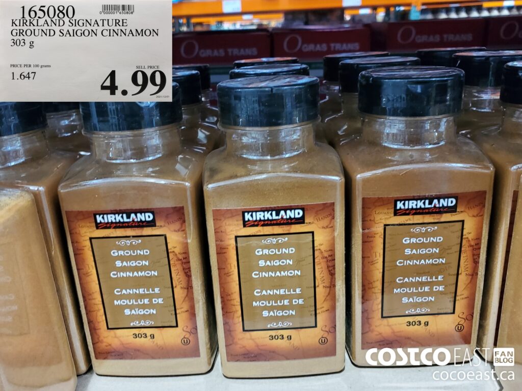 165080 KIRKLAND SIGNATURE GROUND SAIGON CINNAMON 303 g 4 99 - Costco ...