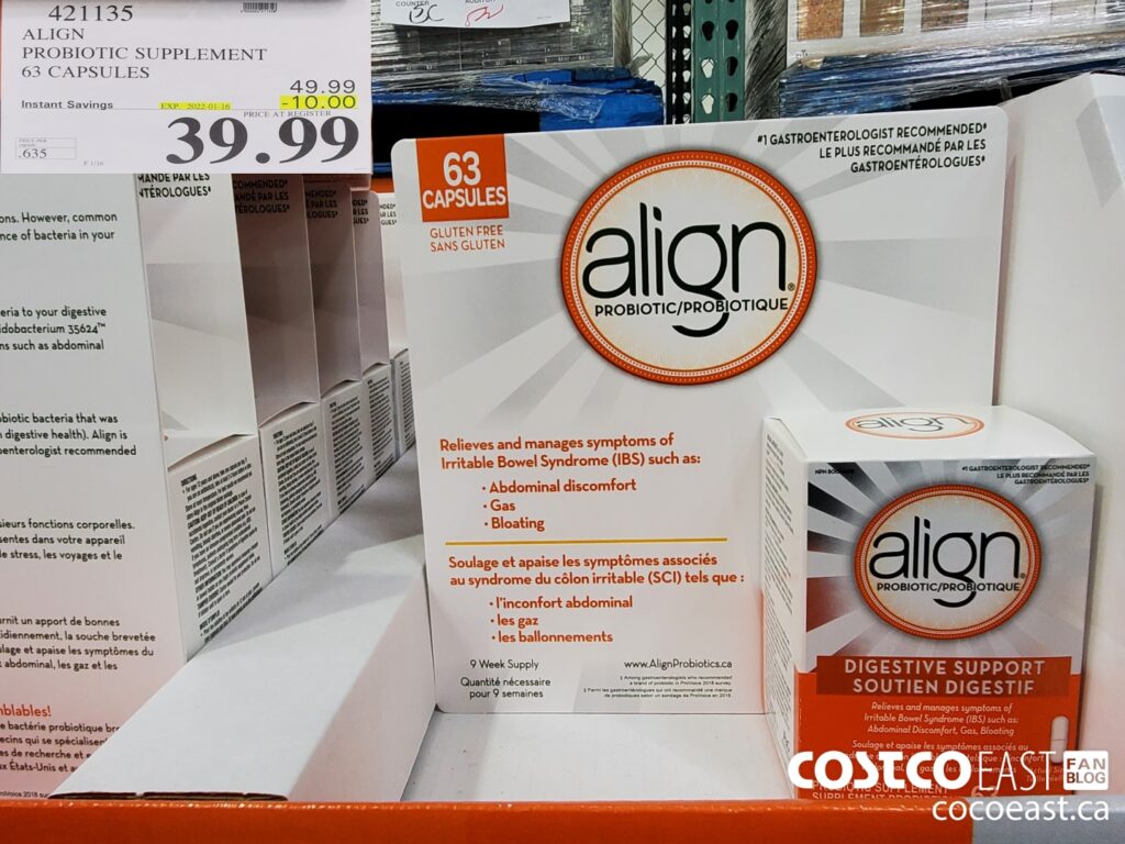 421135 ALIGN PROBIOTIC SUPPLEMENT 63 CAPSULES 10 00 INSTANT SAVINGS ...