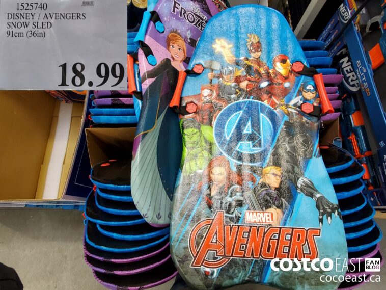 1525740 DISNEY AVENGERS SNOW SLED 91CM 36IN 18 99 - Costco East Fan Blog