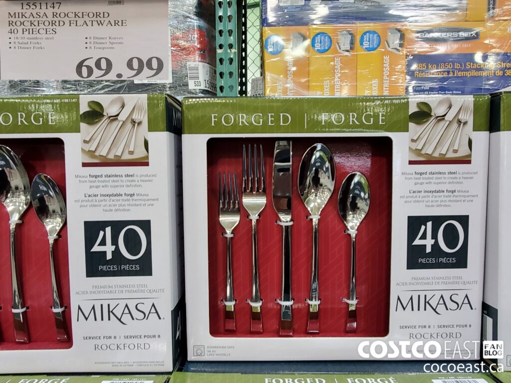 1551147 MIKASA ROCKFORD ROCKFORD FLATWARE 40 PIECES 69 99 - Costco East ...