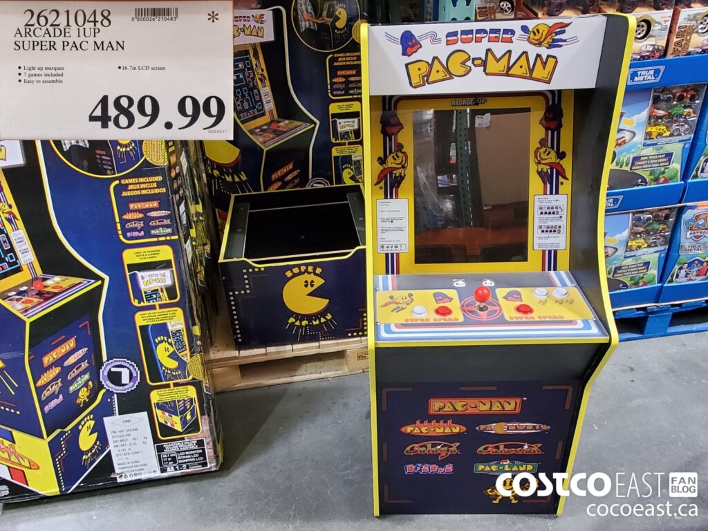 2621048 ARCADE 1UP SUPER PAC MAN 489 99 - Costco East Fan Blog