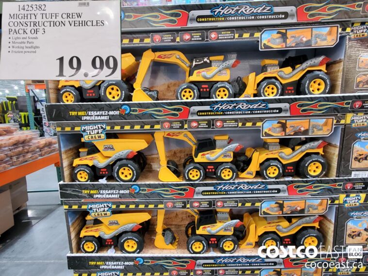 1425382 MIGHTY TUFF CREW CONSTRUCTION VEHICLES PACK OF 3 19 99 - Costco ...