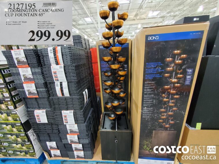 2127195 BLOOMINGTON CASCADING CUP FOUNTAIN 65 299 99 - Costco East Fan Blog