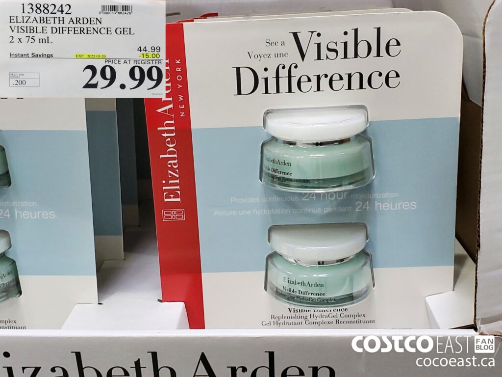 1388242 ELIZABETH ARDEN VISIBLE DIFFERENCE GEL 2 X 75 ML 15 00 INSTANT ...