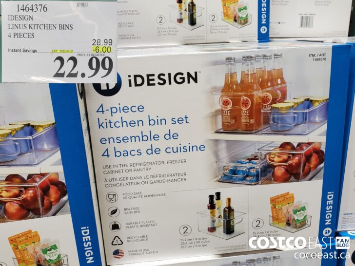 1464376 IDESIGN LINUS KITCHEN BINS 4 PIECES 6 00 INSTANT SAVINGS ...