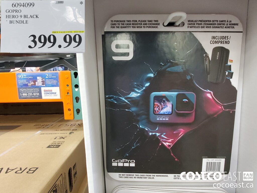 6094099 GOPRO HERO 9 BLACK BUNDLE 399 99 - Costco East Fan Blog
