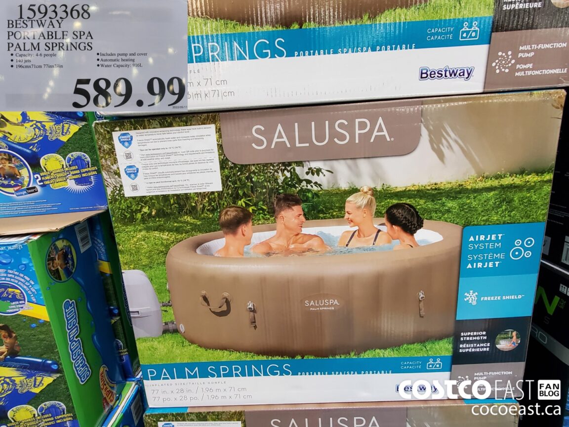 1593368 BESTWAY PORTABLE SPA PALM SPRINGS 589 99 - Costco East Fan Blog