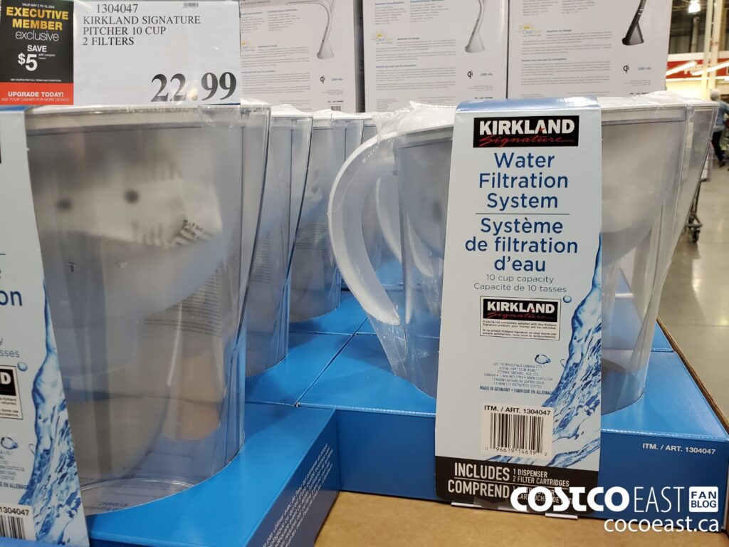 1304047 KIRKLAND SIGNATURE WATER FILTRATION PITCHER 5 00 INSTANT ...