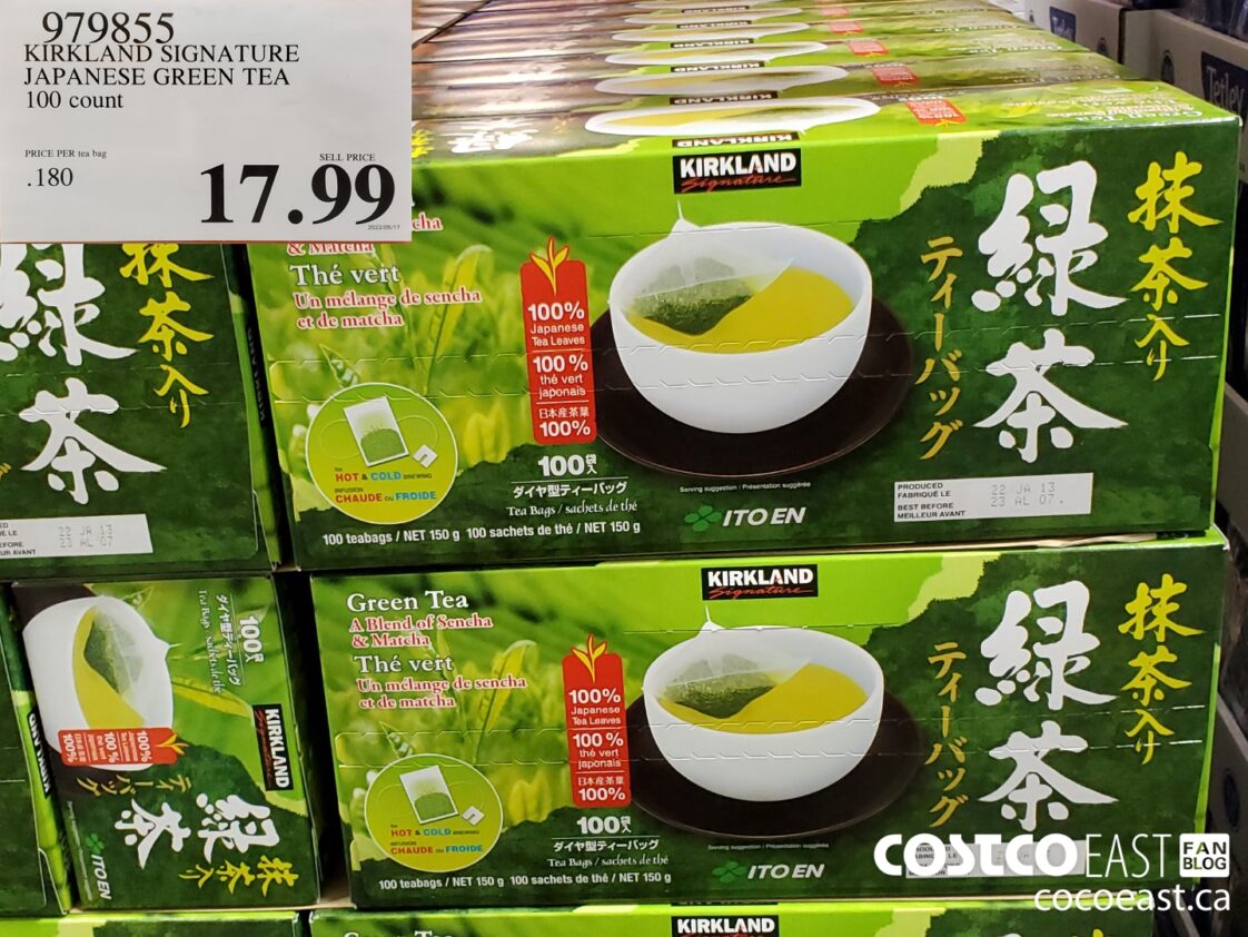 979855 KIRKLAND SIGNATURE JAPANESE GREEN TEA 100 COUNT 17 99 - Costco ...