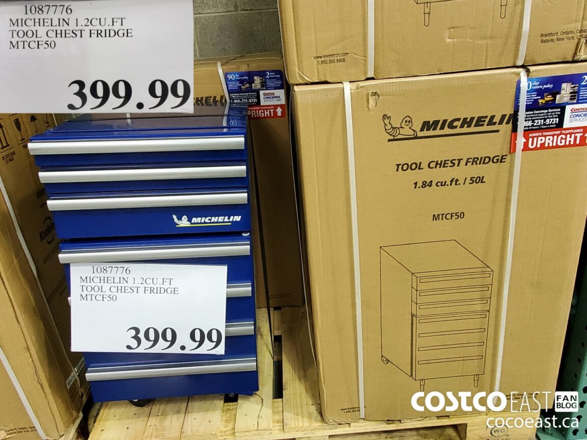 1087776 MICHELIN 1 2CU FT TOOL CHEST FRIDGE MTCF50 399 99 - Costco East ...